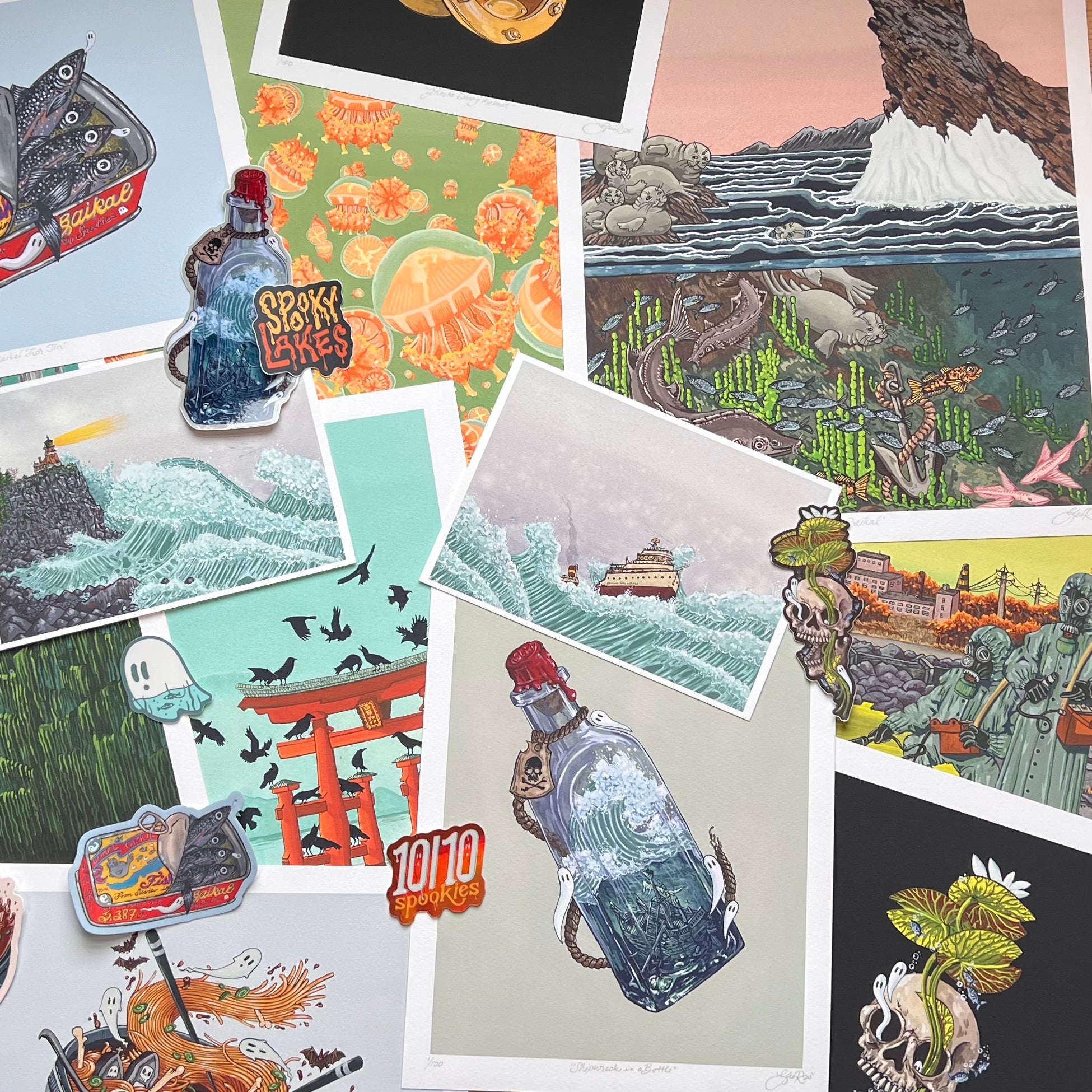 Art Prints – Spooky Lakes Art